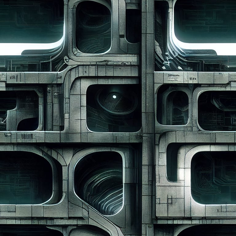 Sci Fi Building Texture Map