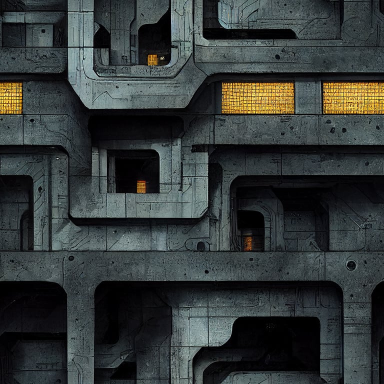 Sci Fi Building Texture Map