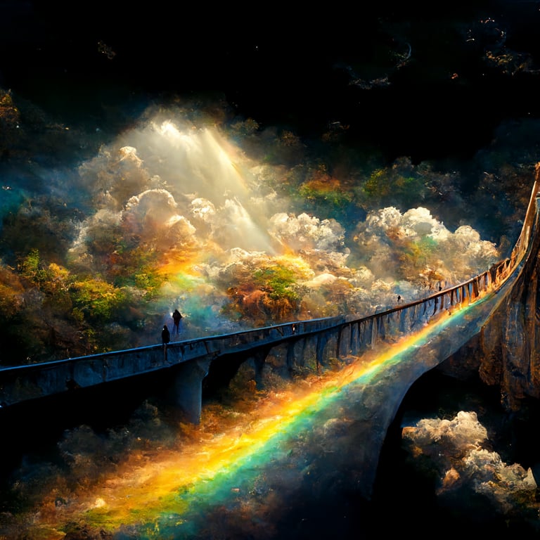 Rainbow Bridge For The Sky