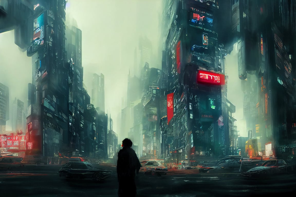 Cyberpunk City Daytime
