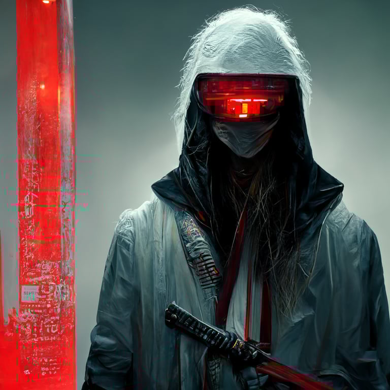 Cyberpunk Wizard