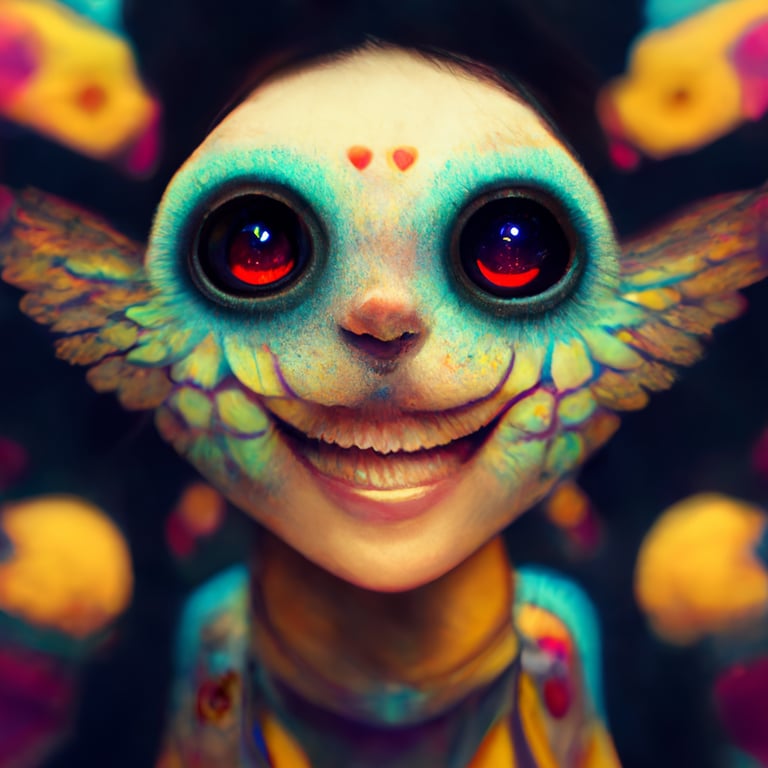 Big Smiling Human Face