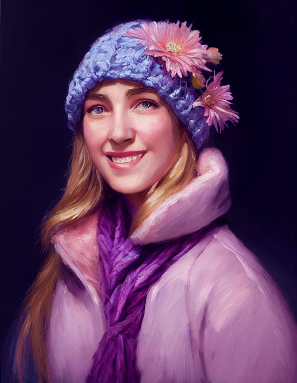 Light Purple Scene Hair