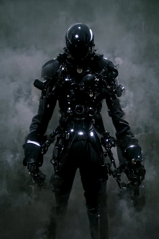 prompthunt: GANTZ:0 2016 film, man alone on the scene, black helmet ...