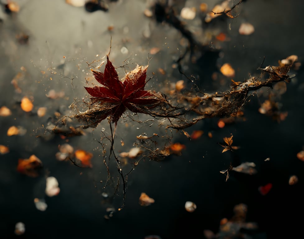 Sad Autumn Leaves