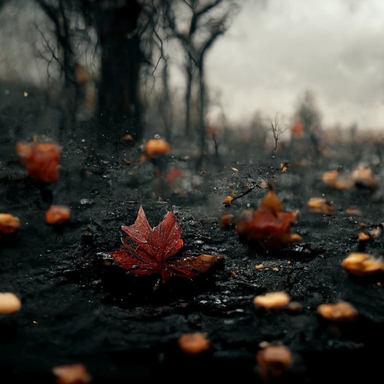 Sad Autumn Leaves