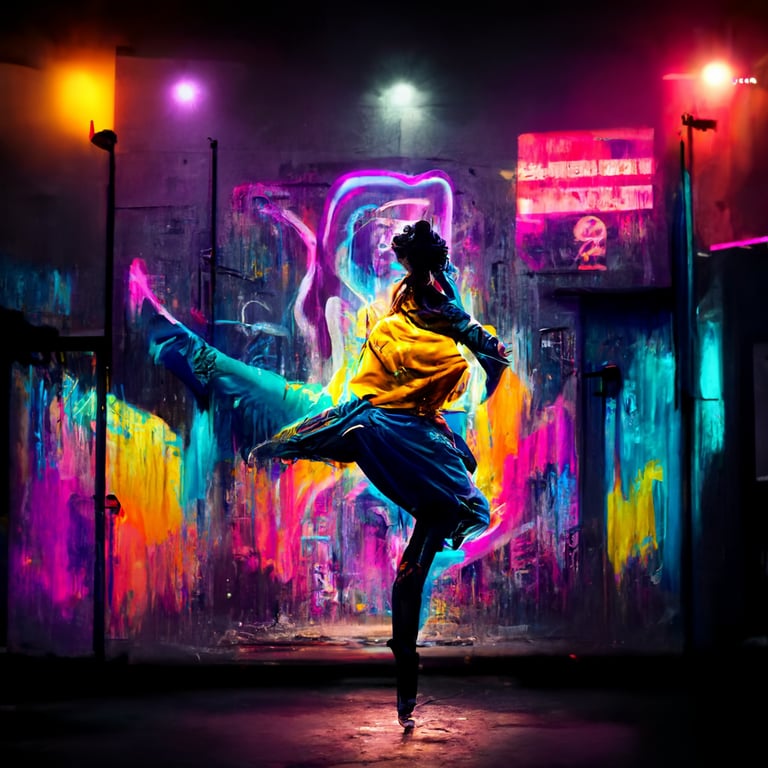 Hip Hop Dancer Artwork