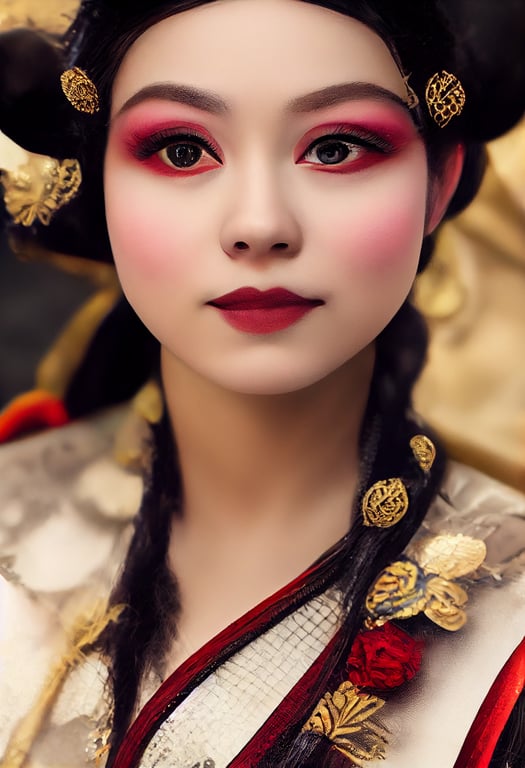 Peking Opera Makeup Female | Saubhaya Makeup