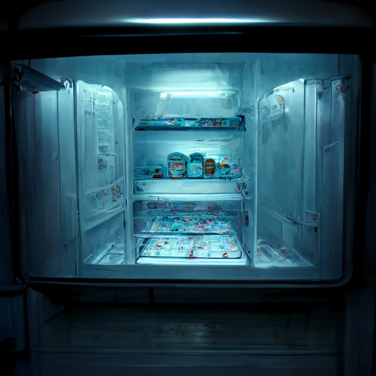 Inside Empty Freezer