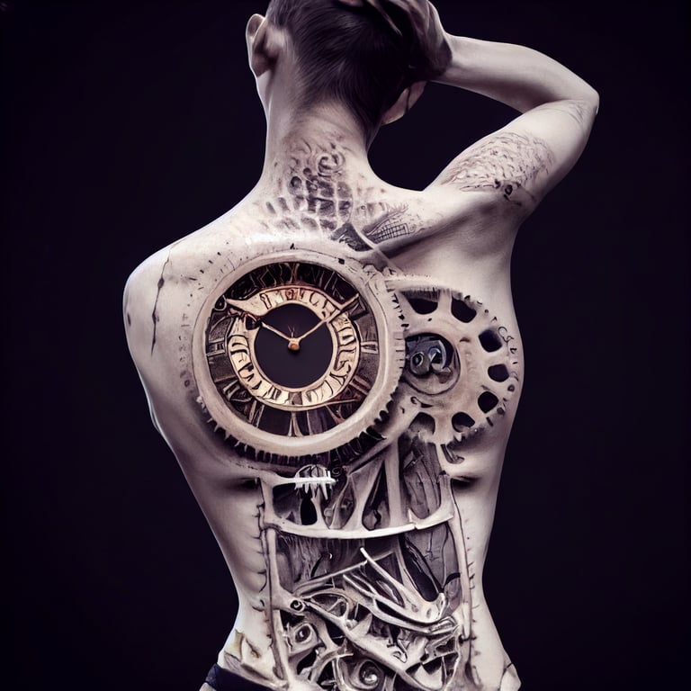 Astronomical Clock Tattoo