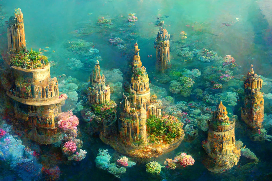 Underwater City Fantasy