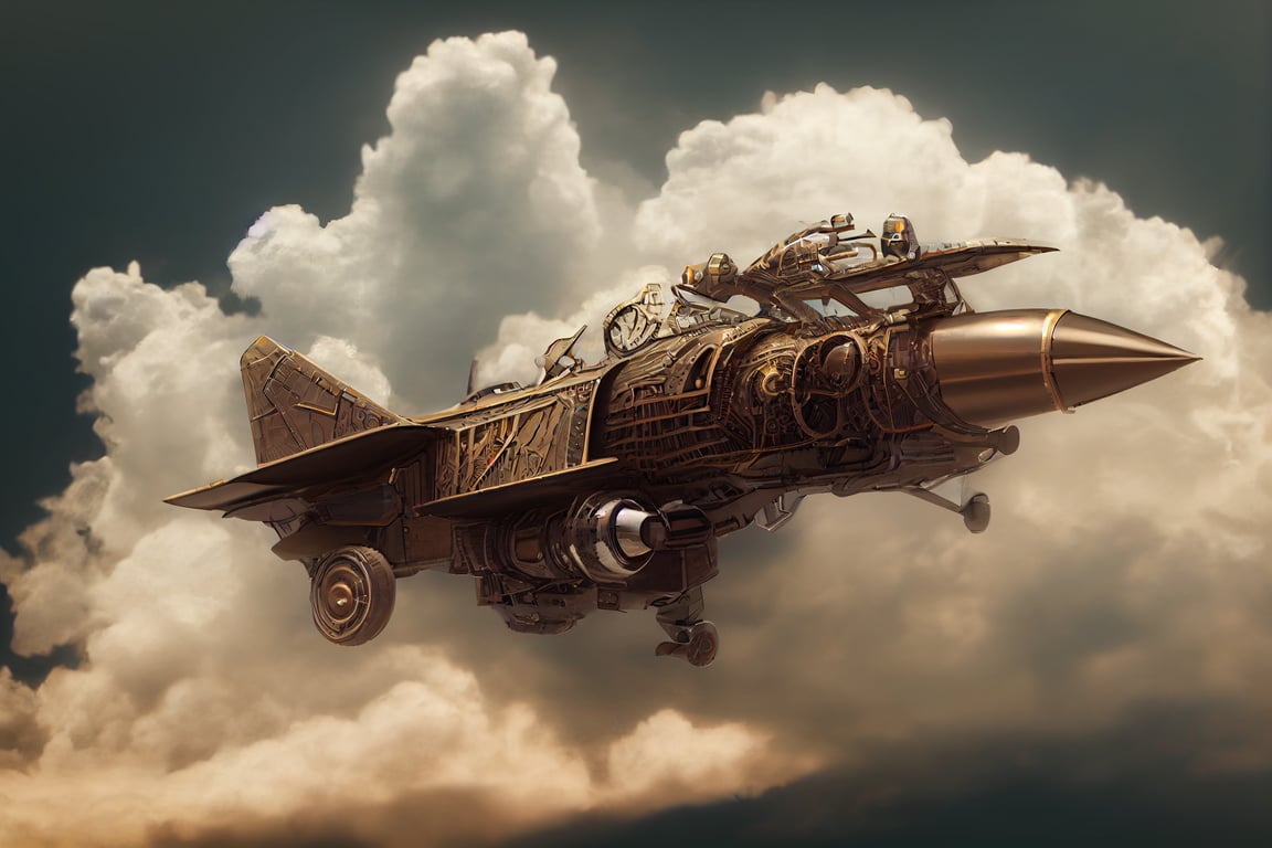 Steampunk Fighter Plane