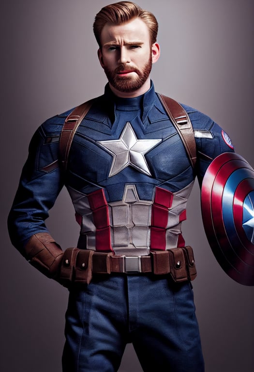 Captain America Chris Evans Body