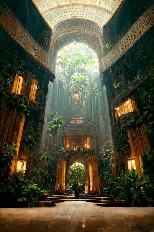 African Palace Interior