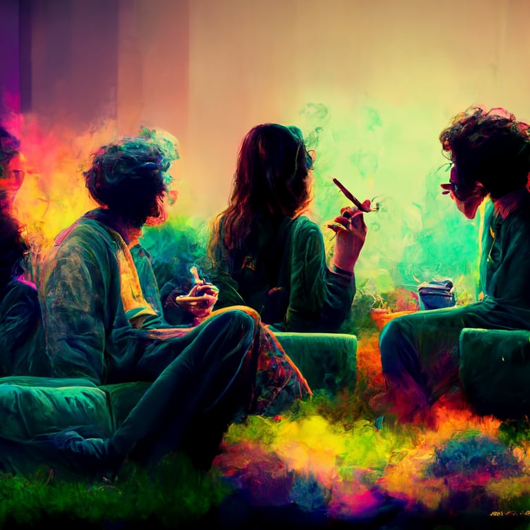 Smoking Weed Wallpaper