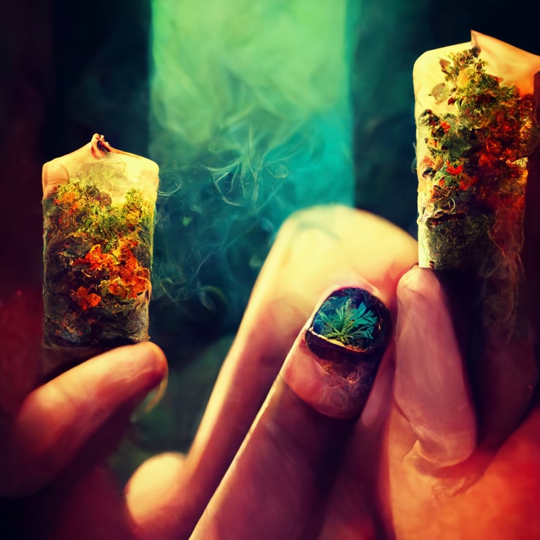 Smoking Joint Wallpaper