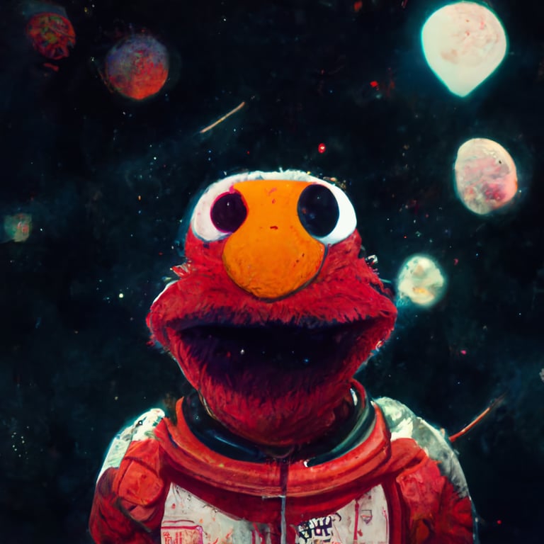 Astronaut Elmo