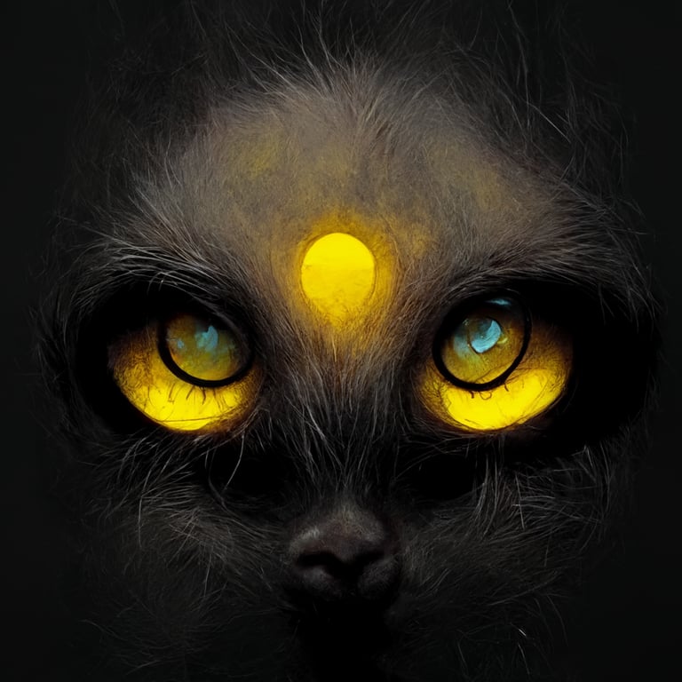 Yellow Glowing Eyes
