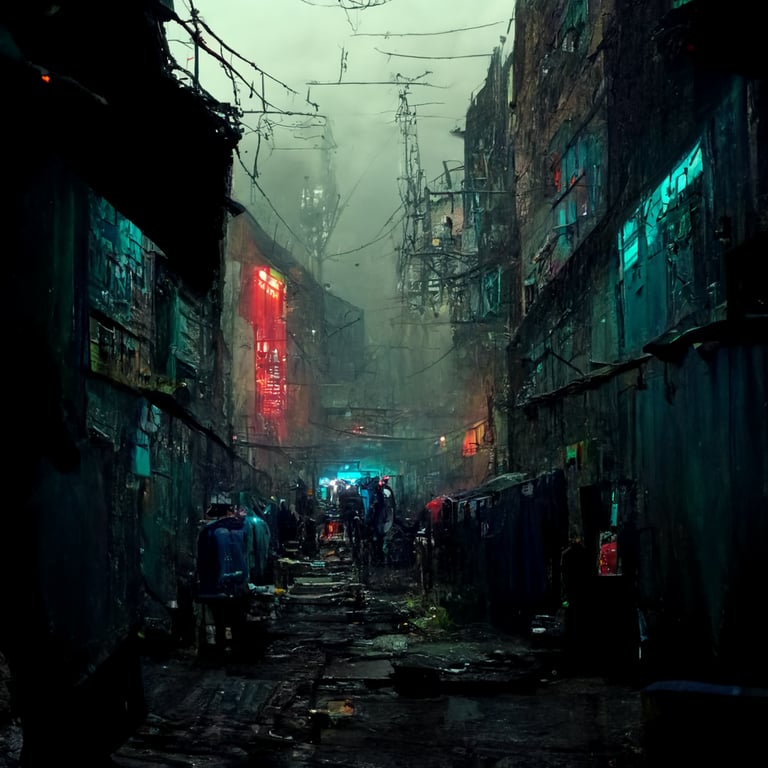 Cyberpunk Slum