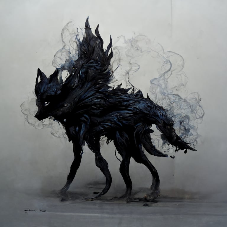Shadow Creature Wolf