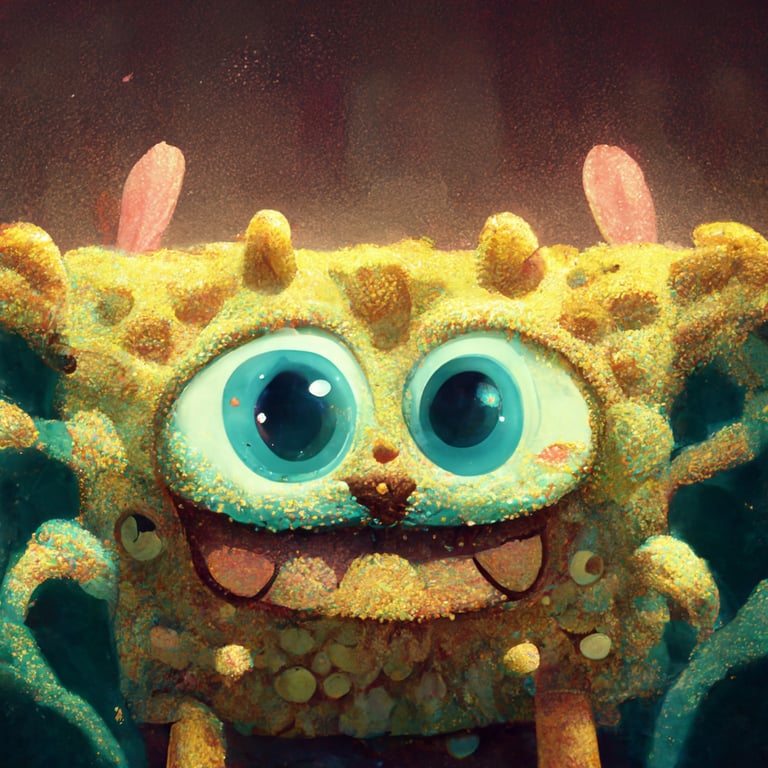 Spongebob Muscles Drawing