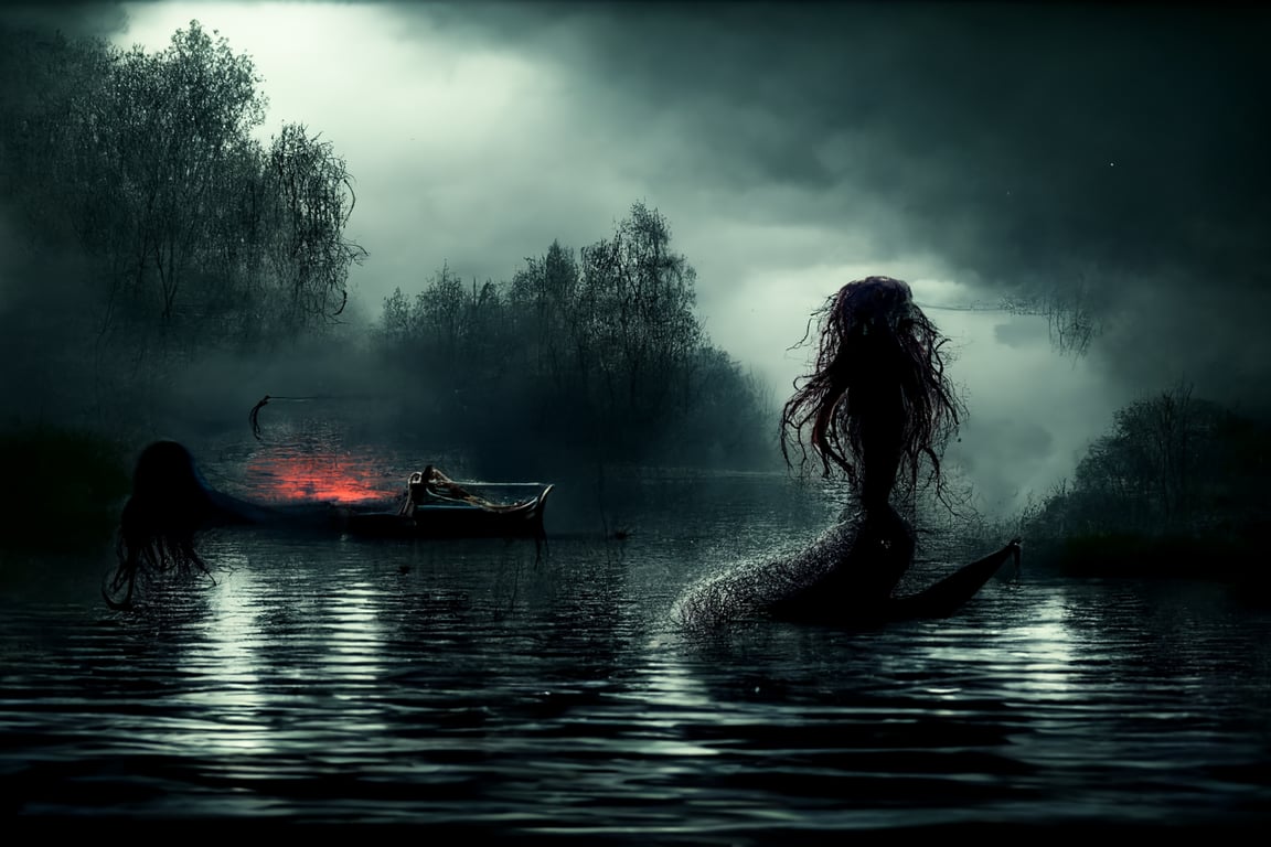Dark Mermaid Wallpaper