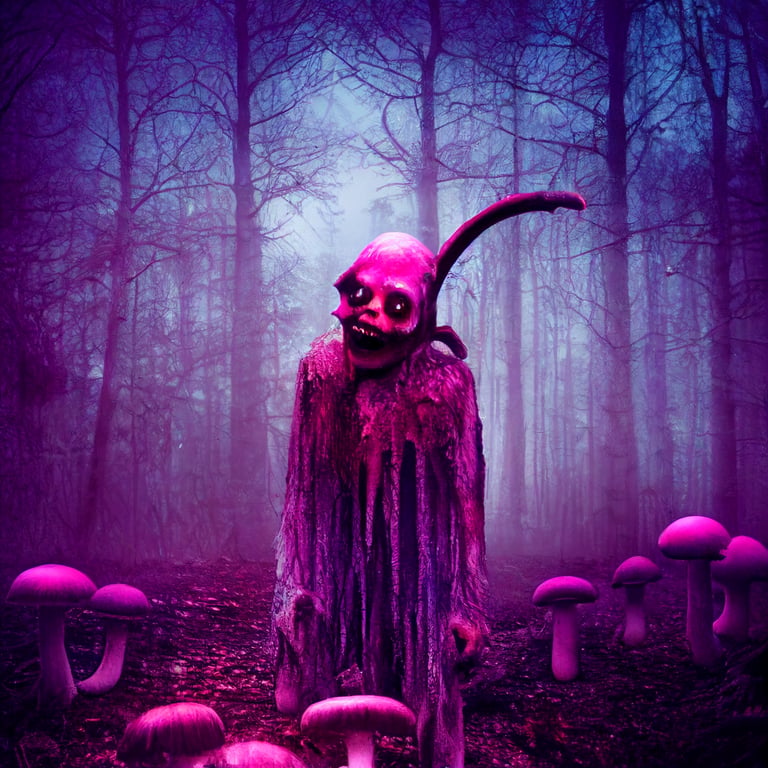 Dark Evil Psychedelic Art