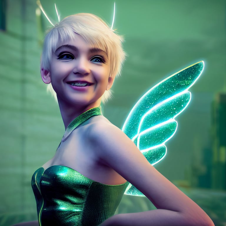 Tinkerbell Pixie Haircut
