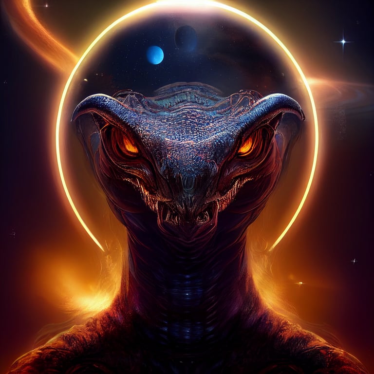 Black Hole Dragon Wallpaper