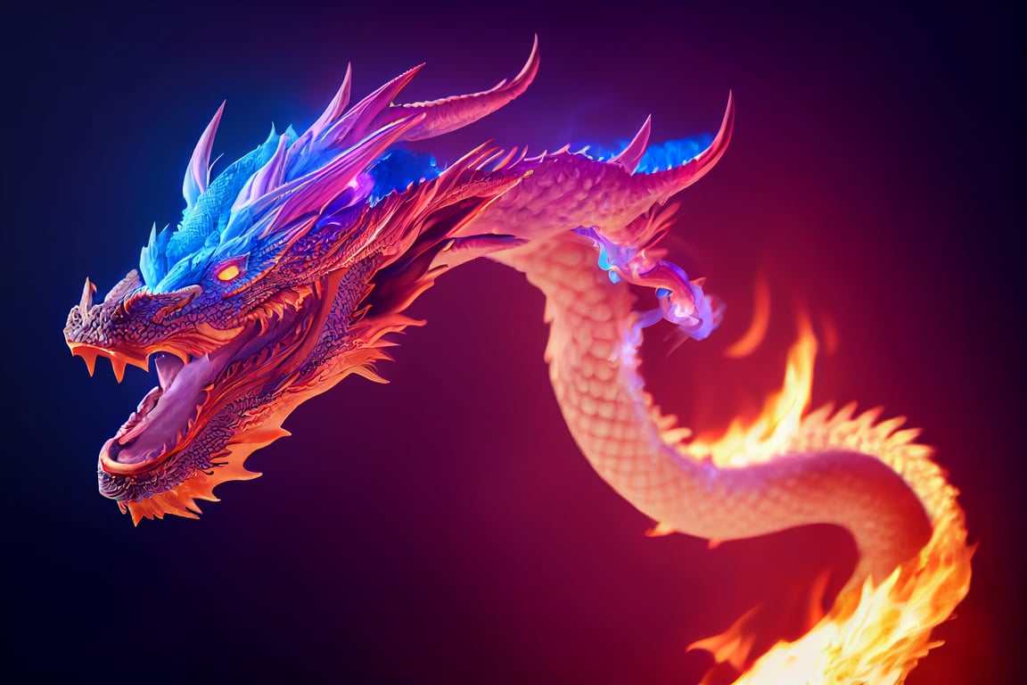Realistic Fire Dragon