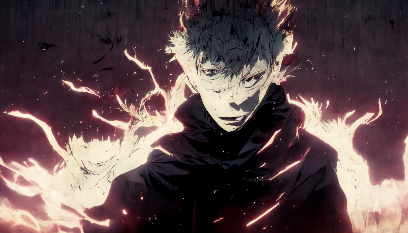 prompthunt: Gojo Satoru, Jujutsu Kaisen, epic monster fight, magic ...