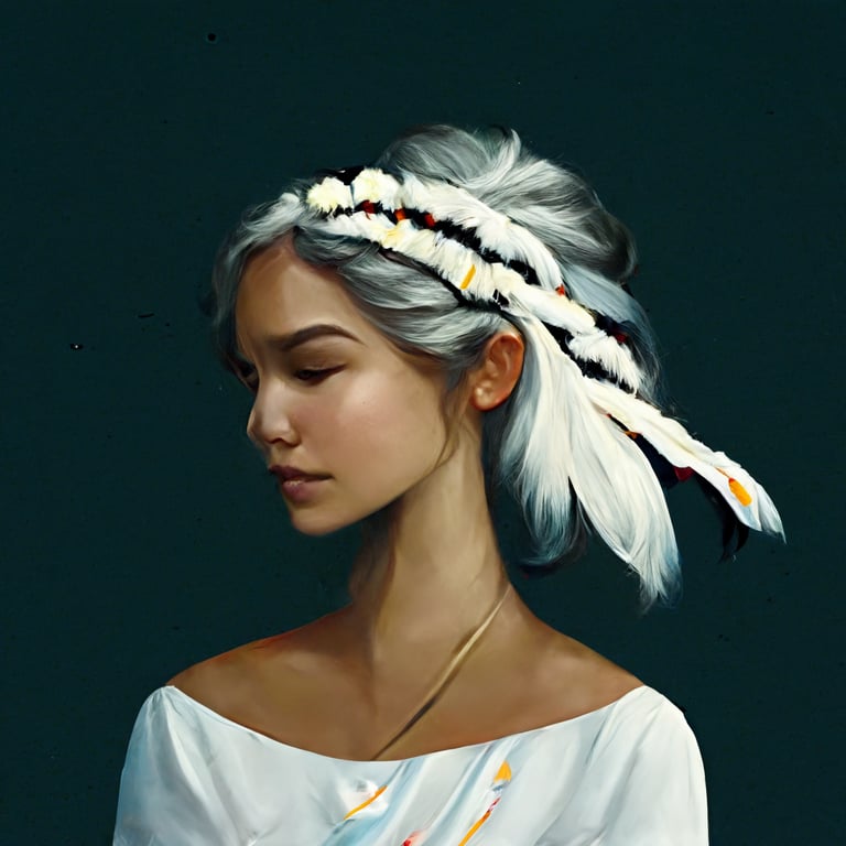 Half White Half Native American Women