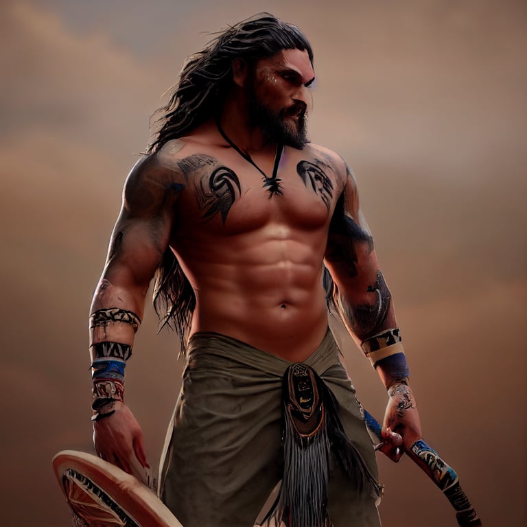 Native American Warrior Tattoo