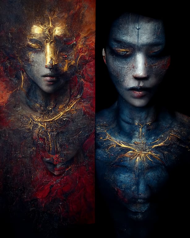 Dark Evil Paintings
