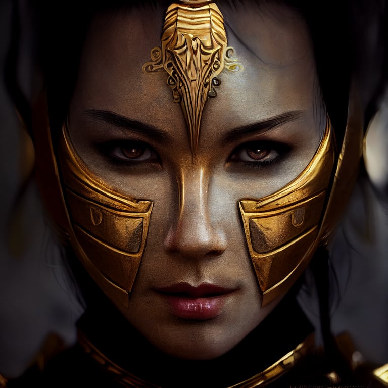 Female Warrior Mask