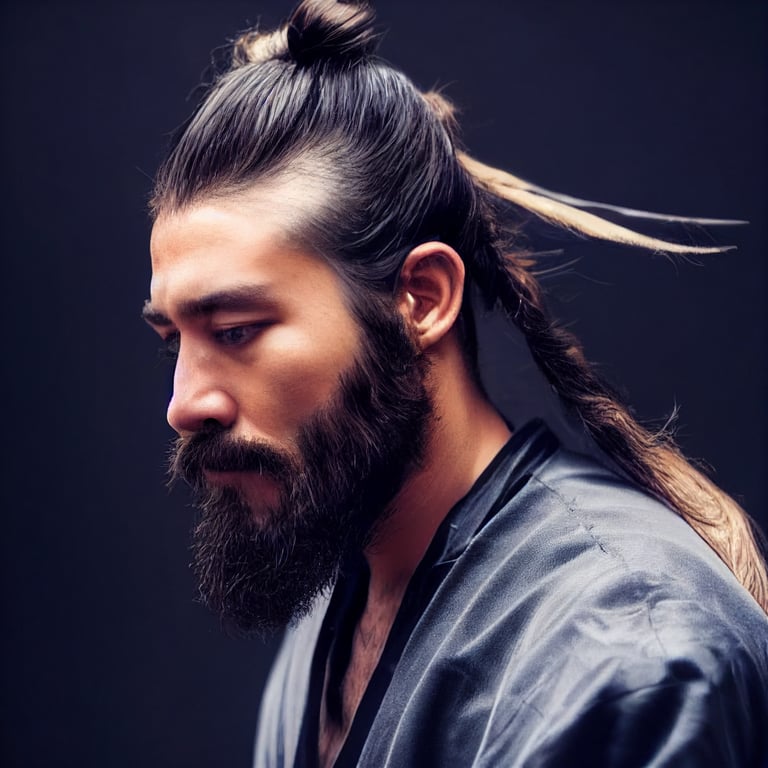 Samurai Hairstyle Men