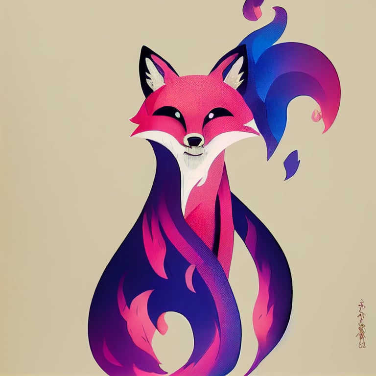 Cute Anime Chibi Fox