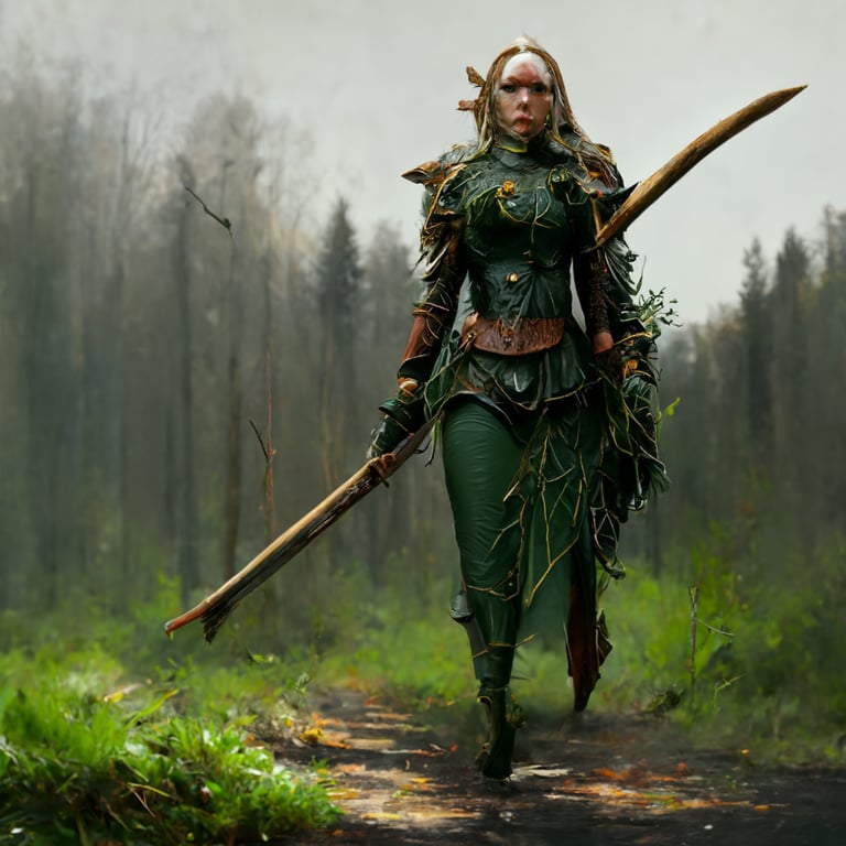 Elven Leather Armor Female