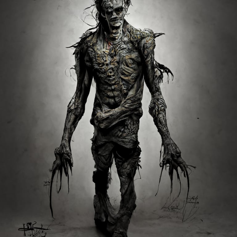 Zombie Teeth Drawing