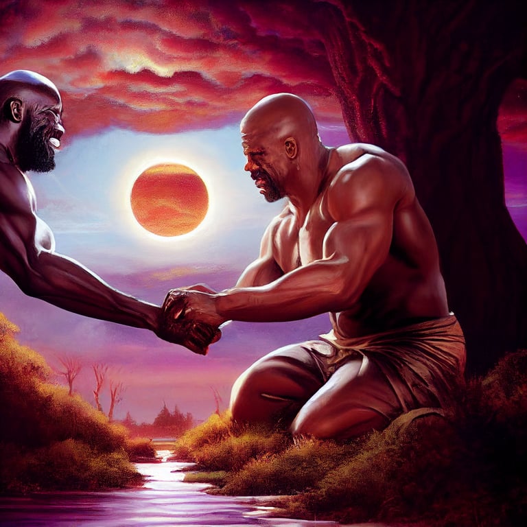 Terry Crews Painting
