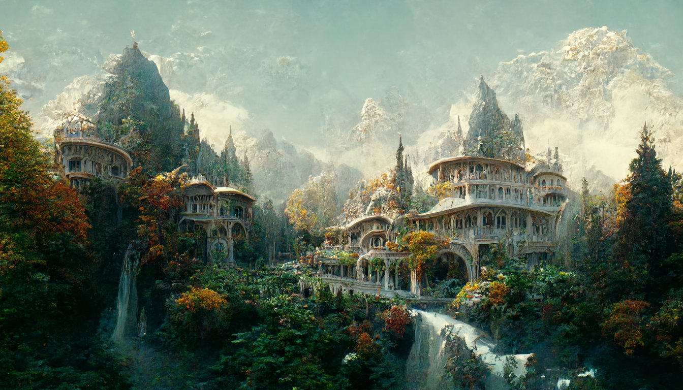 Rivendell Lord Of The Rings Wallpaper