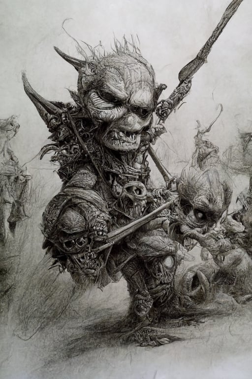 Evil Creature Sketches