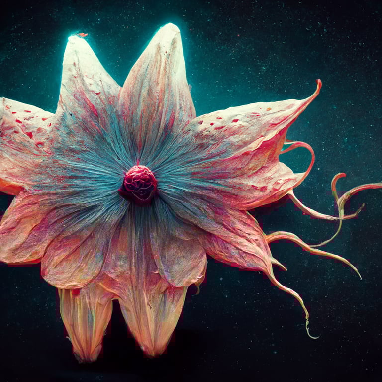 prompthunt: alien + flower