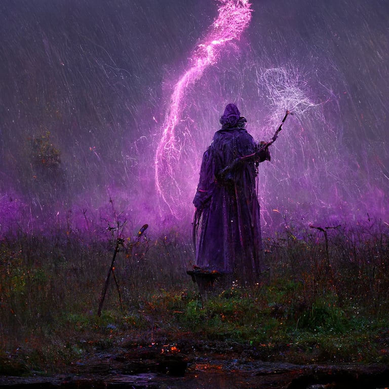 Lightning Wizard Wallpaper