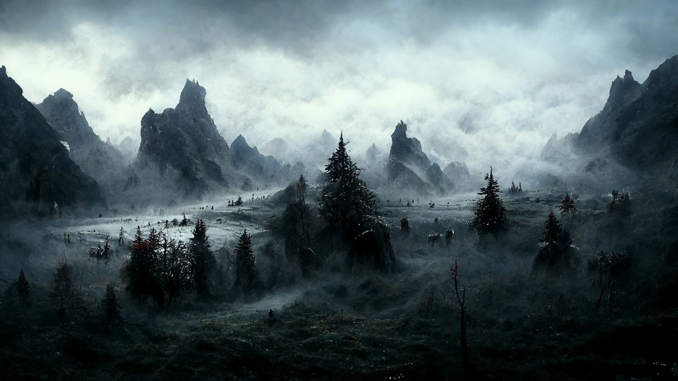 Dark Mystical Background