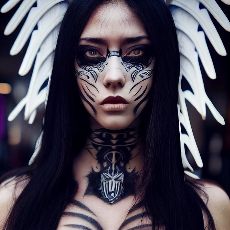Angel Wings Face Paint