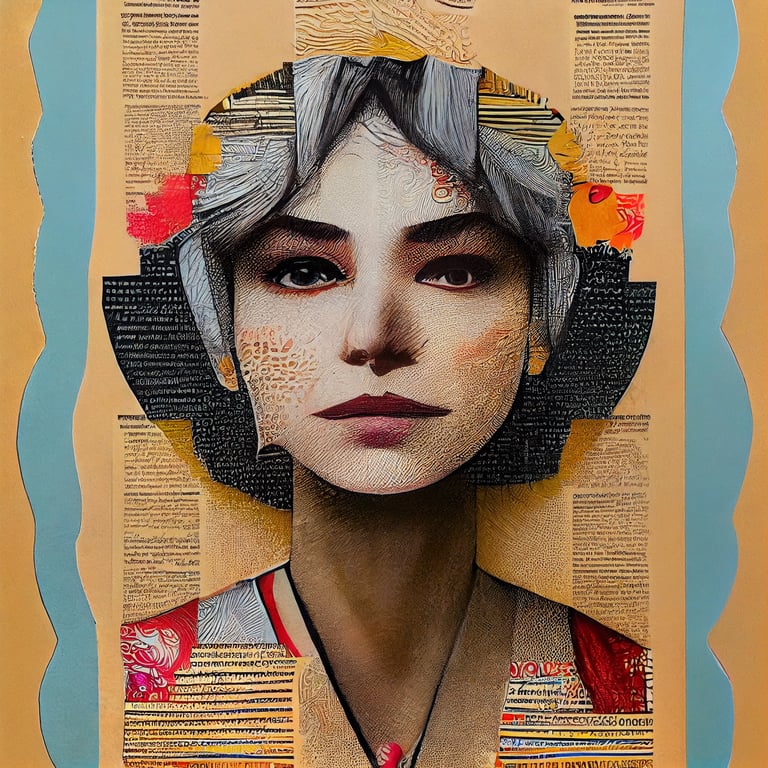 Magazine Collage Art
