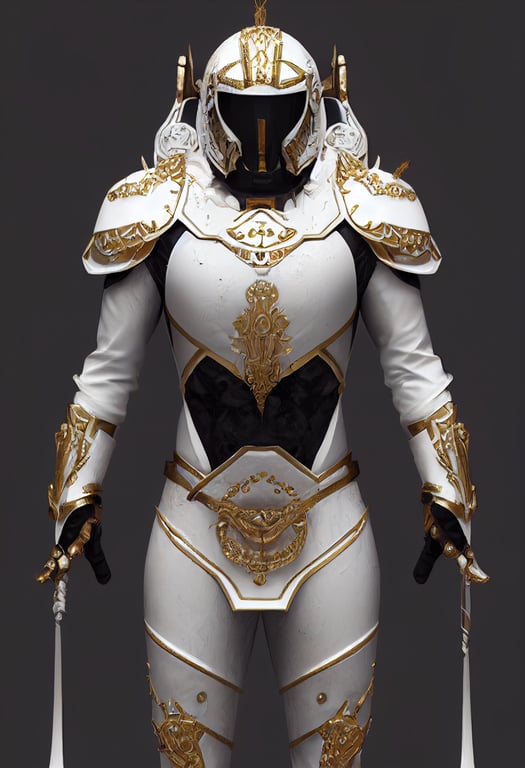 White Gold Armor