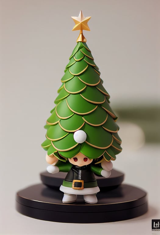 prompthunt: product photo of a nendoroid christmas tree