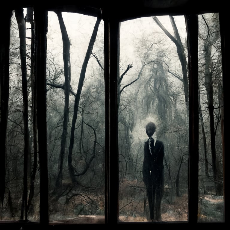 Creepy Forest Slenderman
